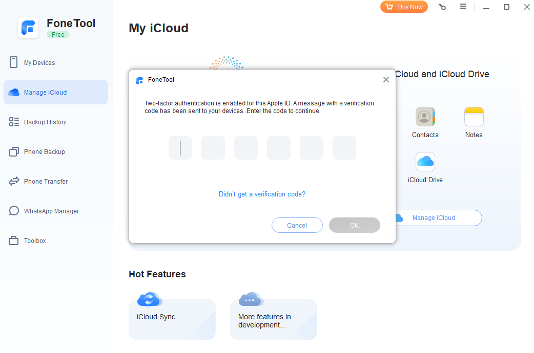 Manage iCloud