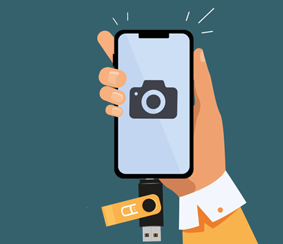 iPhone-Bilder direkt auf einen Stick ziehen ohne PC