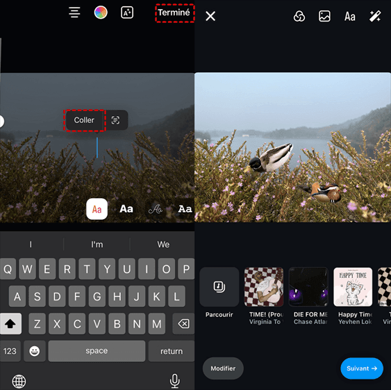 Comment copier et coller une photo sur une autre sur iPhone